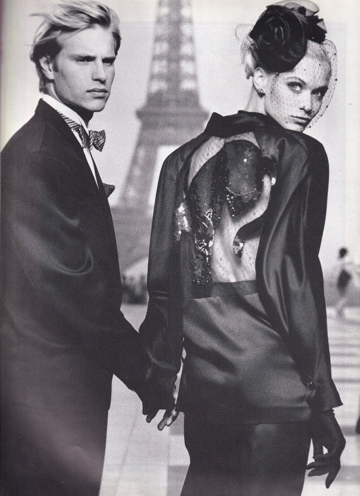 Vogue Paris August 1985 : Beth Rupert by Albert Watson | the Fashion Spot